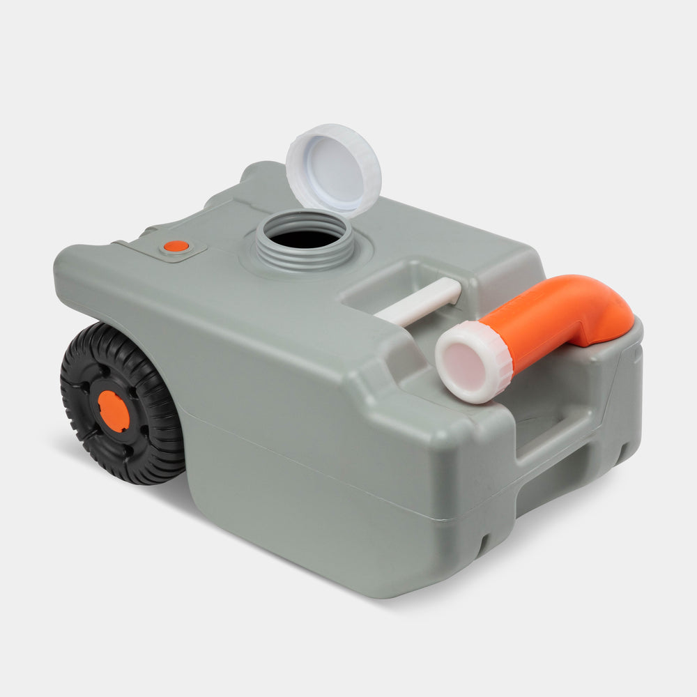 RV 6 Gallon Portable Waste Tank, Odorless Black and Grey RV Waste Tank ...