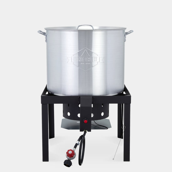 100QT Outdoor Boiling Kit with Igniter, 110,000 BTU Seafood Boil Set f ...